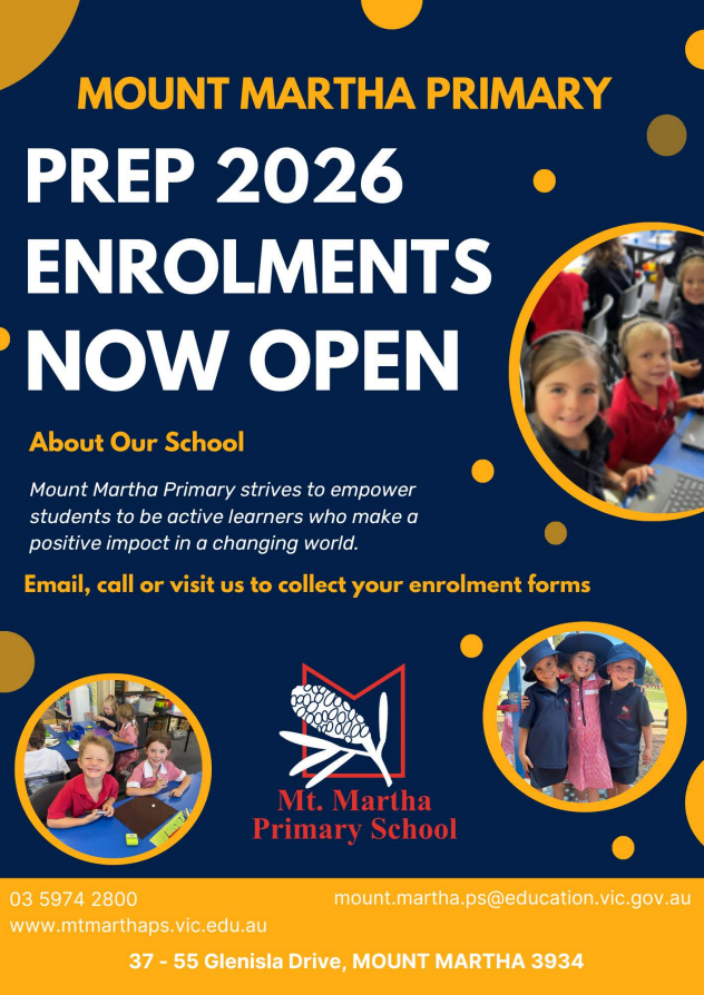 2026 Foundation (Prep) Enrolment